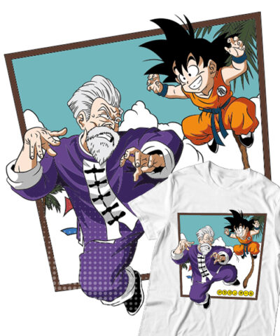 Camiseta unisex Dragón Ball: Maestro Roshi y Goku Torneo de Artes ...