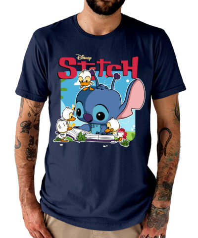 Camiseta unisex Funko Disney Stitch con Patos - Mandragora Store