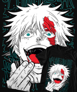 Camiseta unisex Jujutsu Kaisen Satoru Gojo se Vuelve Loco - Mandragora ...